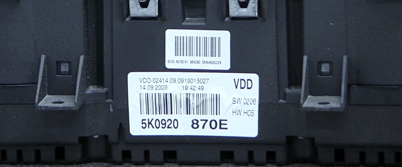 5K0-920-870-EX : Instrumentbræt - Autoparts24