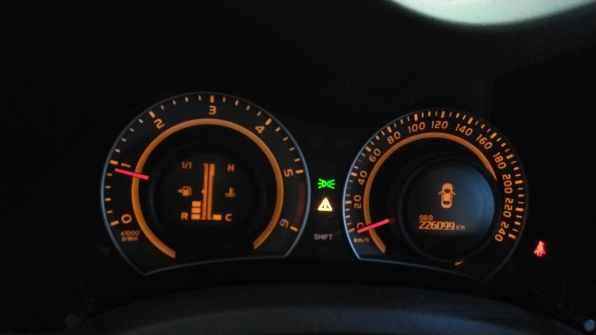 Tachimetro/tachimetro ORIGINALE TOYOTA AURIS (_E15_) 2009