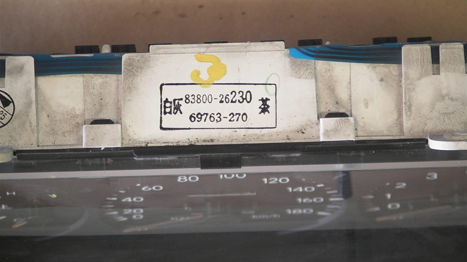 Toyota HIACE IV Box (__H1_, __H2_) Tachometer/Drehzahlmesser 83800-26230