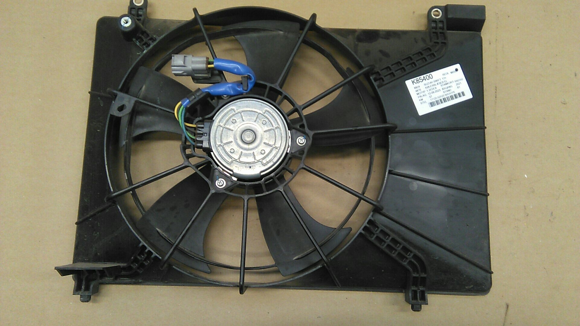 Suzuki SWIFT V (AZ) Radiator fan electrical 17120-52R20, 17120-52R20 M ...