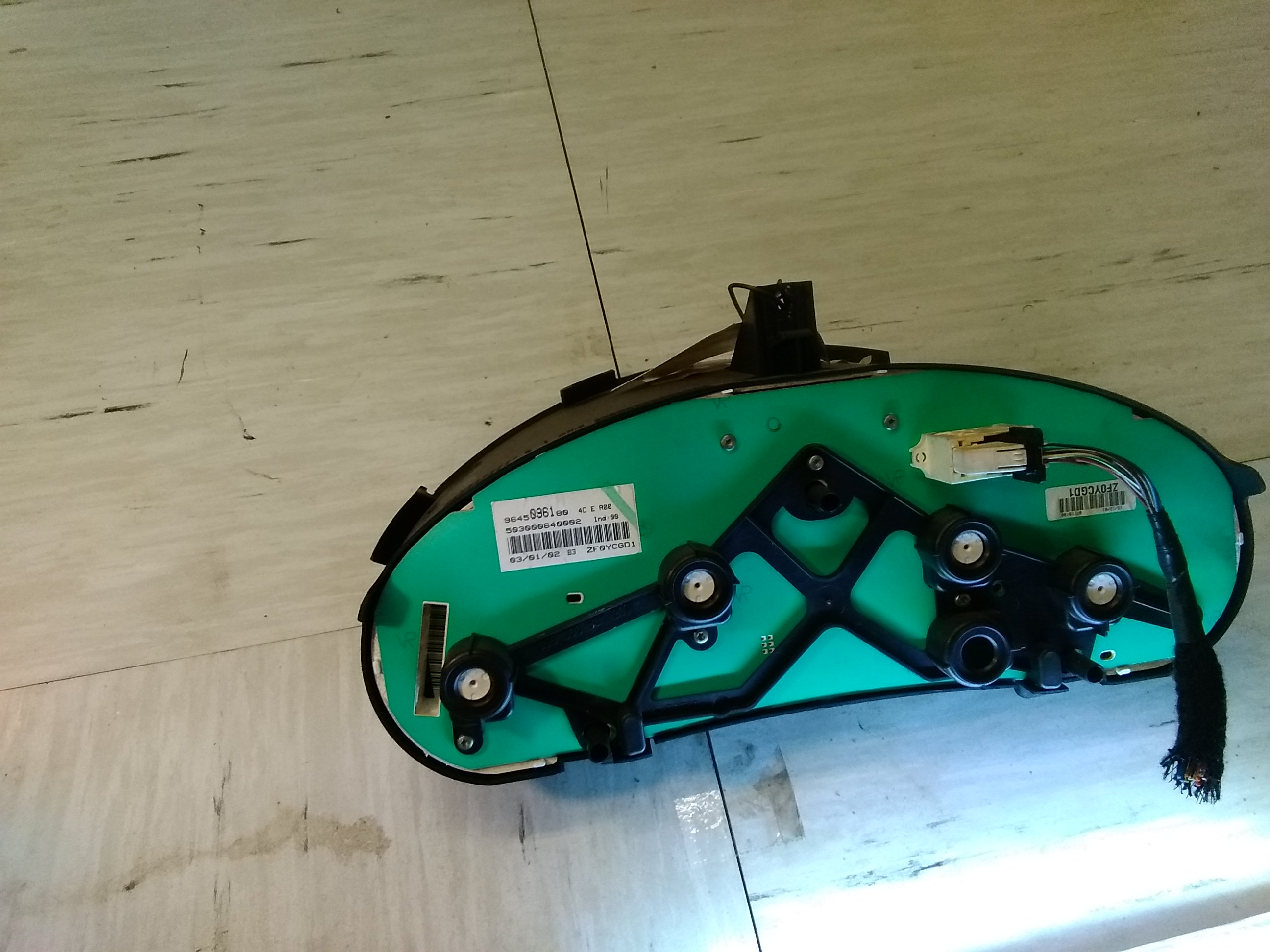 Tachimetro/Tachimetro ORIGINALE PEUGEOT 206 Hatchback (2A/C) 2002