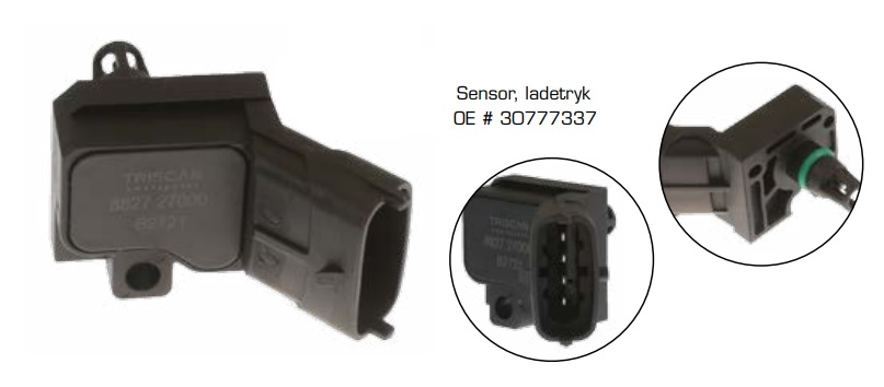 30777337: Turbo laderegulering, Trykregulator, motorophæng / motorfæste ...