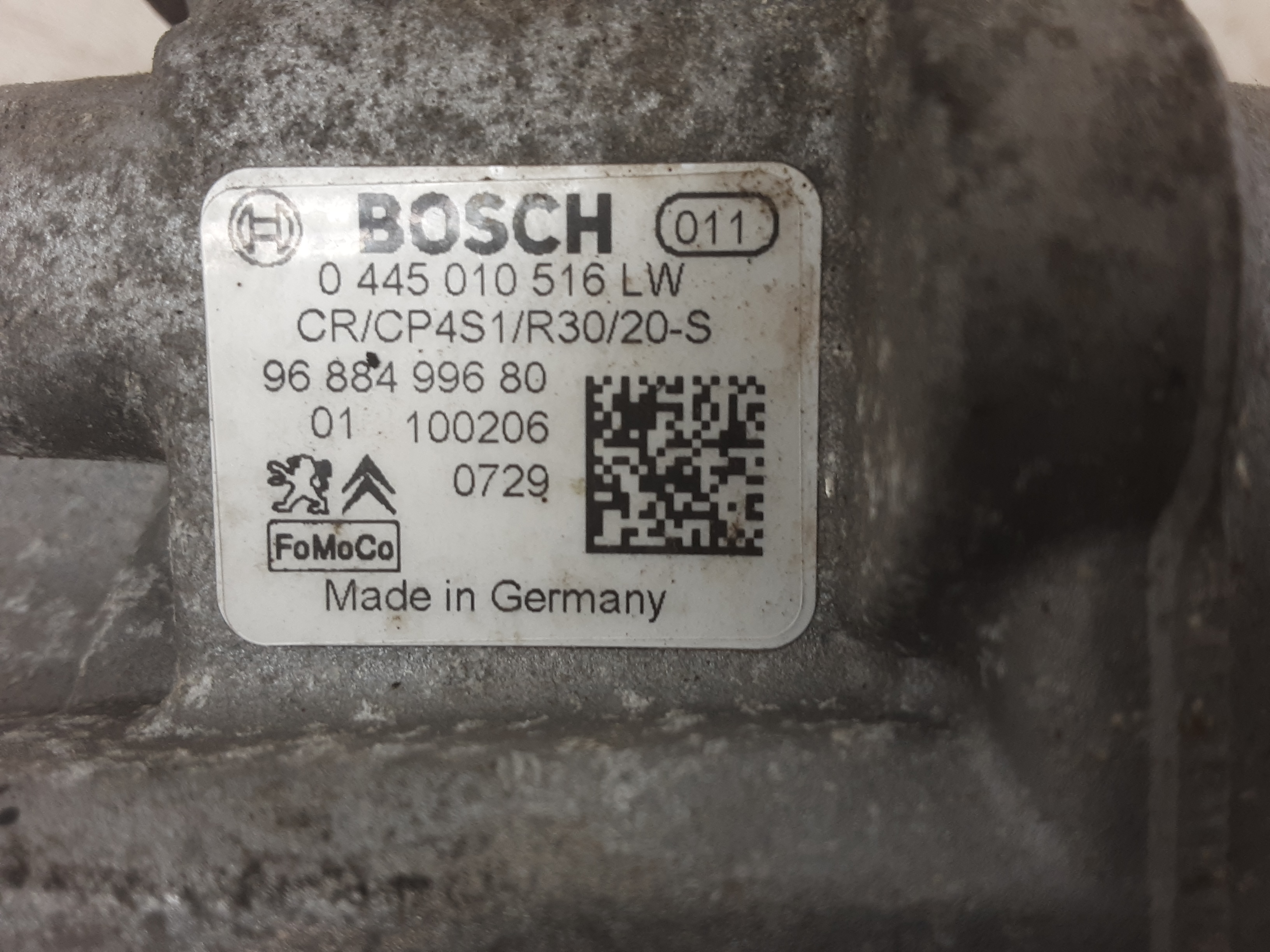 Pompa Diesel Originale Citroën C3 Ii (Sc_) 2010