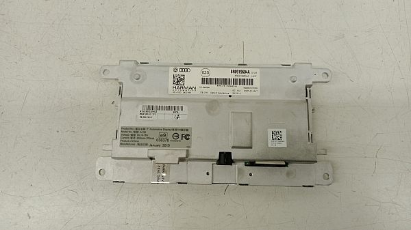 8R0919604A: Baglygte, Display, Radio - multi display, Gps ...