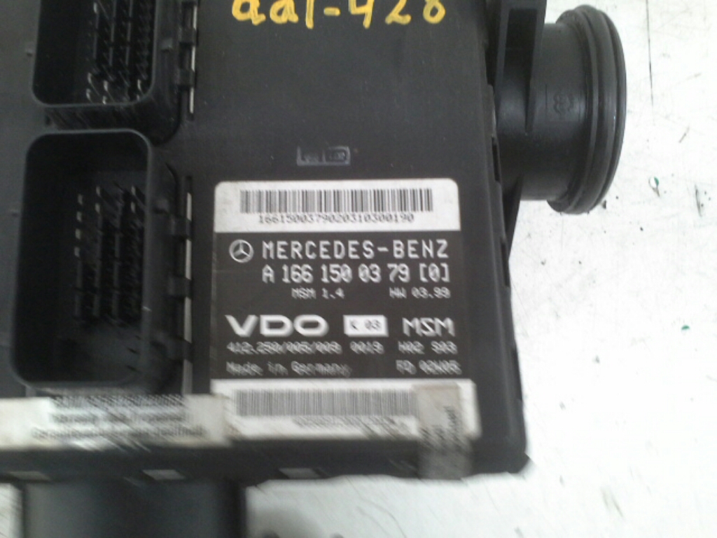 ORIGINAL STEUERGERÄT MOTOR MERCEDES-BENZ A-CLASS (W168) 1998 EUR 229,73 ...