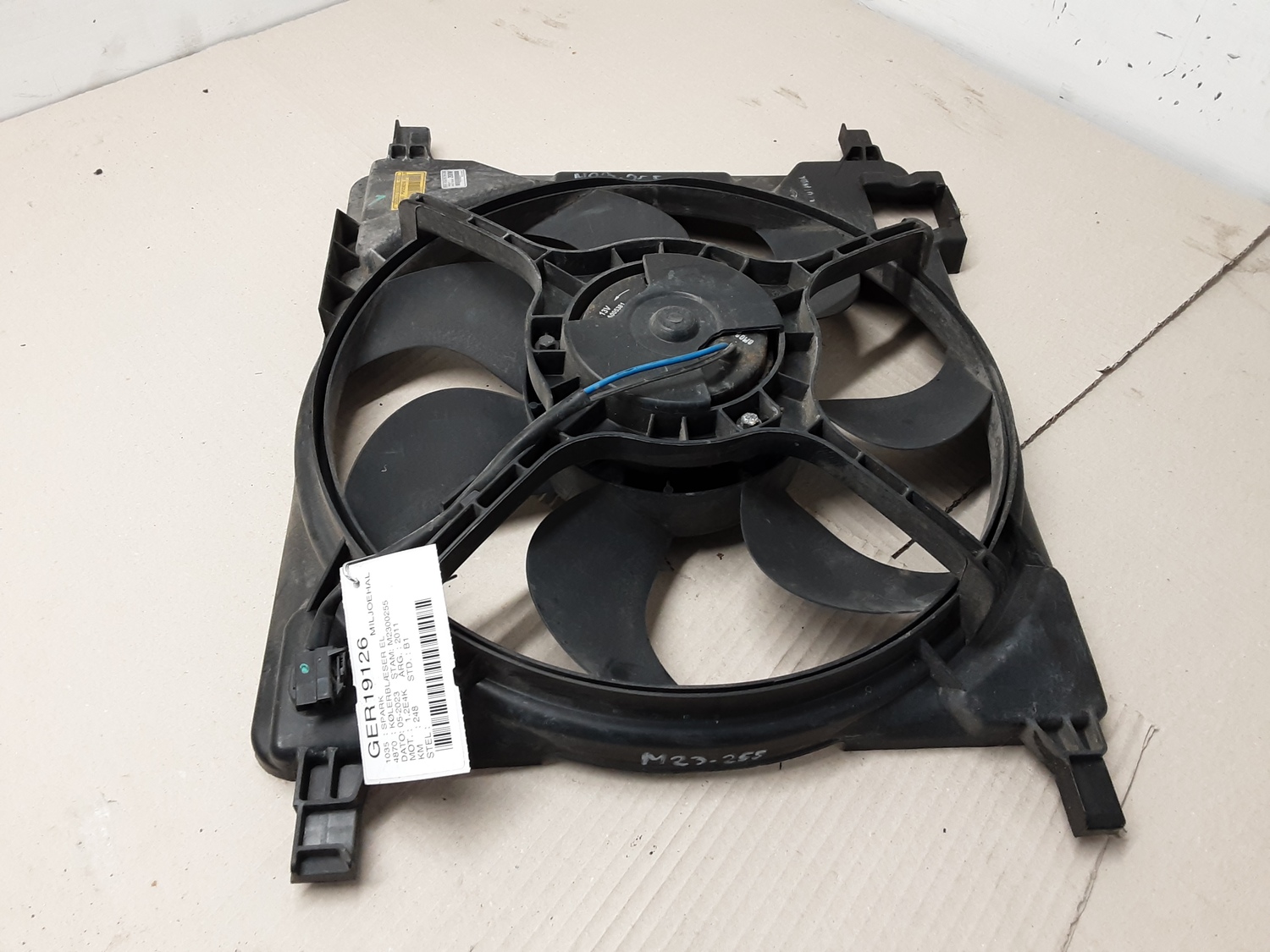 Ventola Radiatore Originale Elettrica Bilaterale Chevrolet Spark (M300) 2011