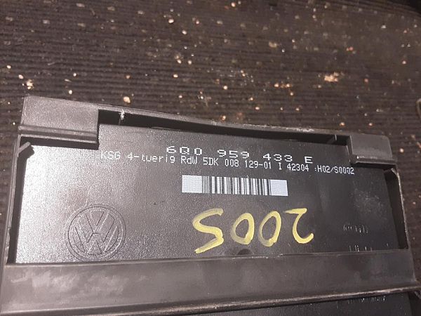 6Q0959433E: Komfort computer, Relæ - diverse, Centrallås - elboks ...