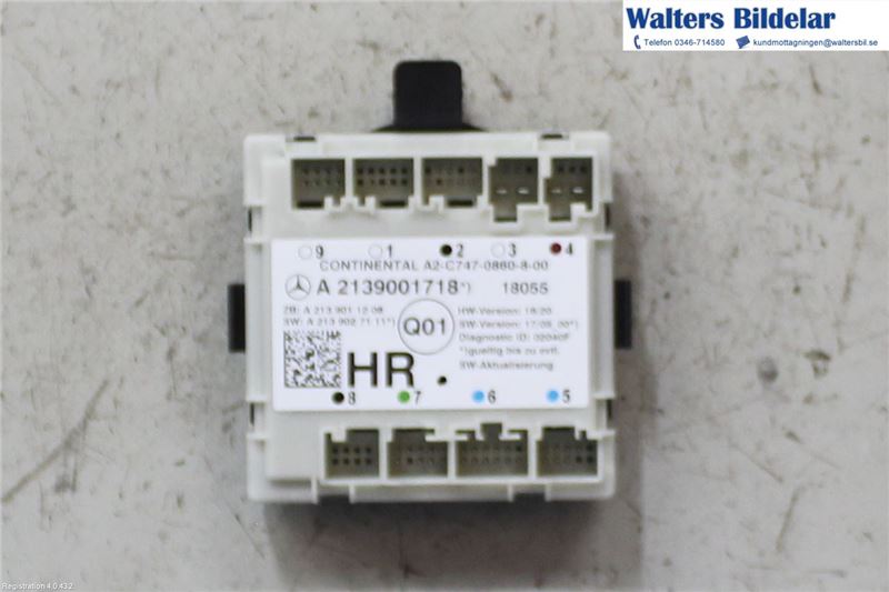 A-213-900-17-18: controller deur, Besturing centrale vergrendink ...