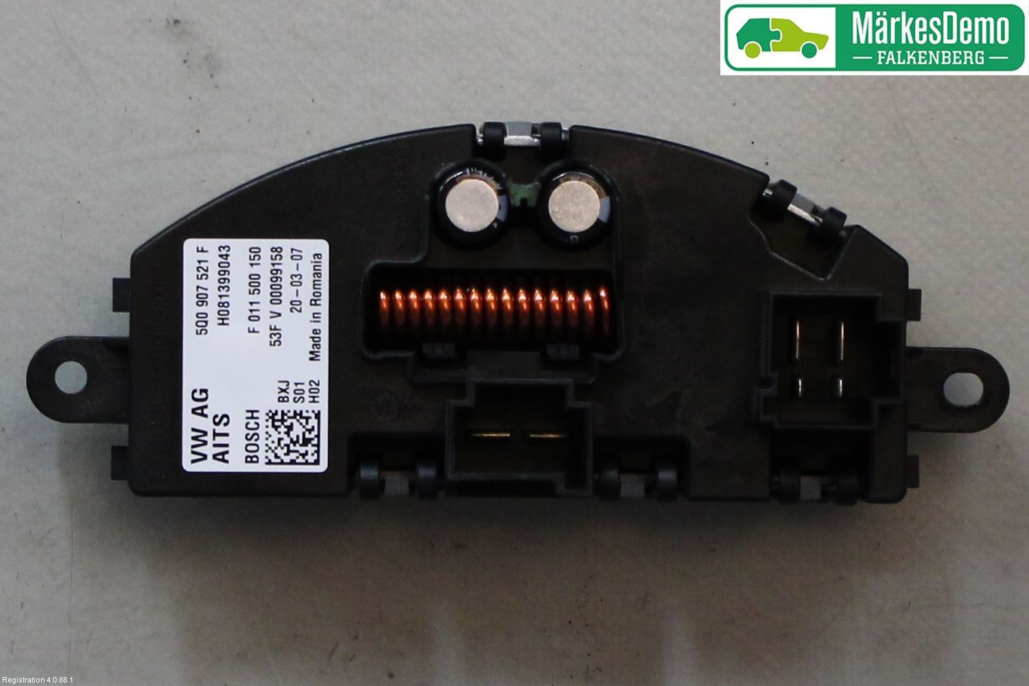 VW TRANSPORTER Mk VI Box (SGA, SGH, SHA, SHH) Widerstand ...