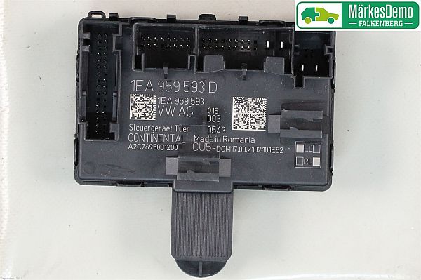 1EA959593D: controller deur, Comfortbesturingsmodule, Portierruitmotor ...
