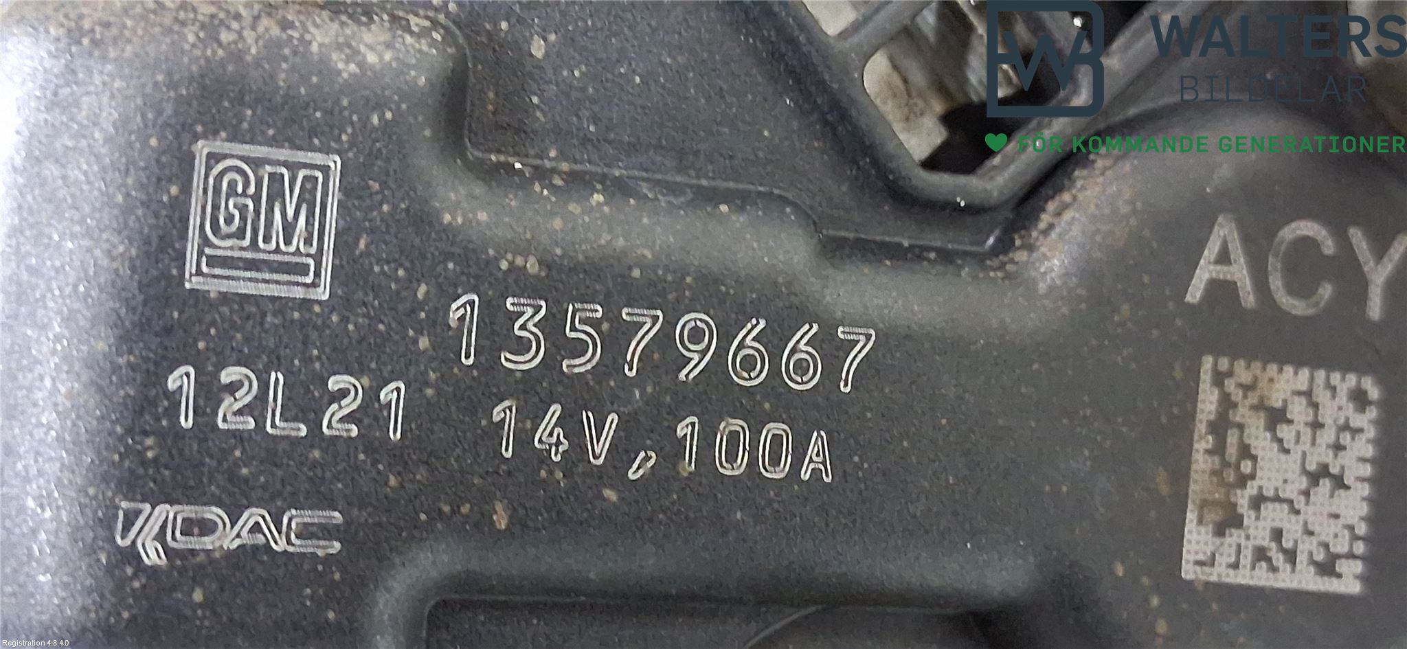 Chevrolet CRUZE Station Wagon (J308) Lichtmaschine 13595629