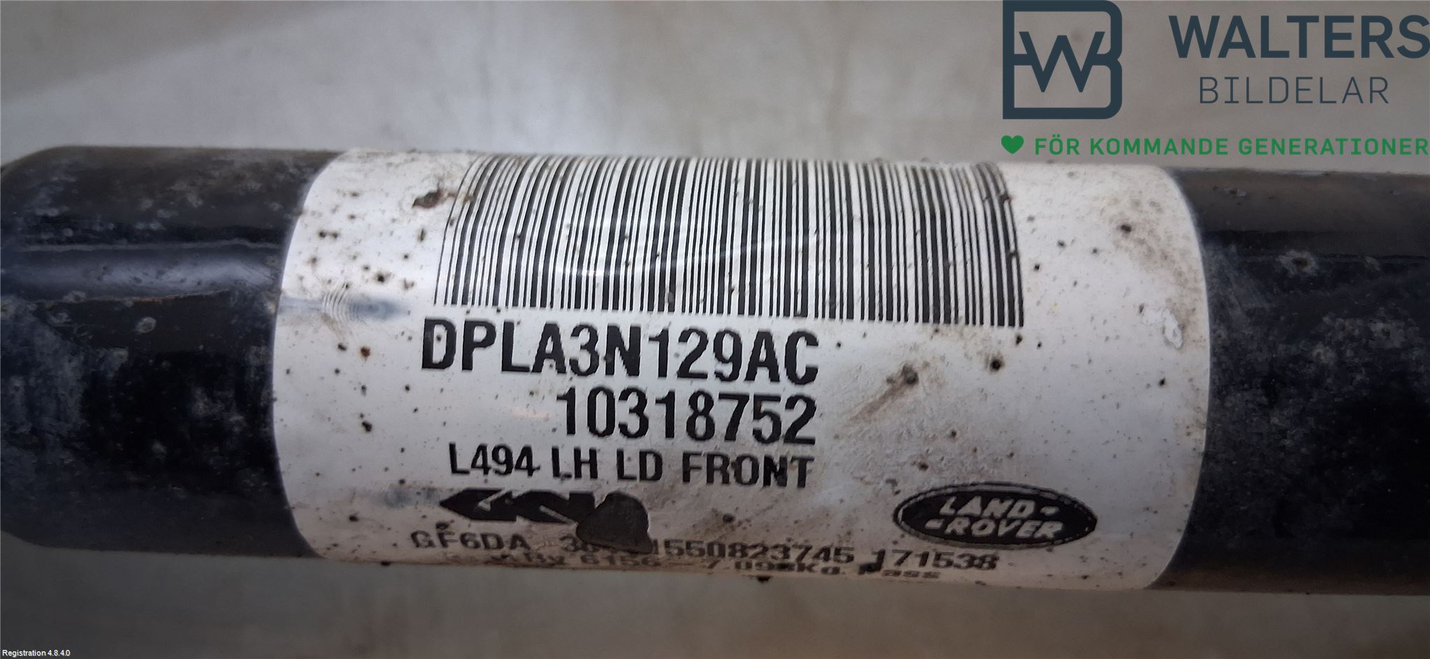 Land Rover RANGE ROVER SPORT (L494) Drive shaft - front DPLA3N129AC ...