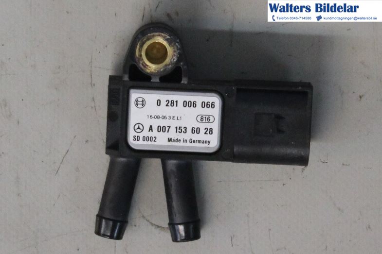 A0071536028: Lambdasonde, Sensor temperatur / tryk - udstødning, Føler ...