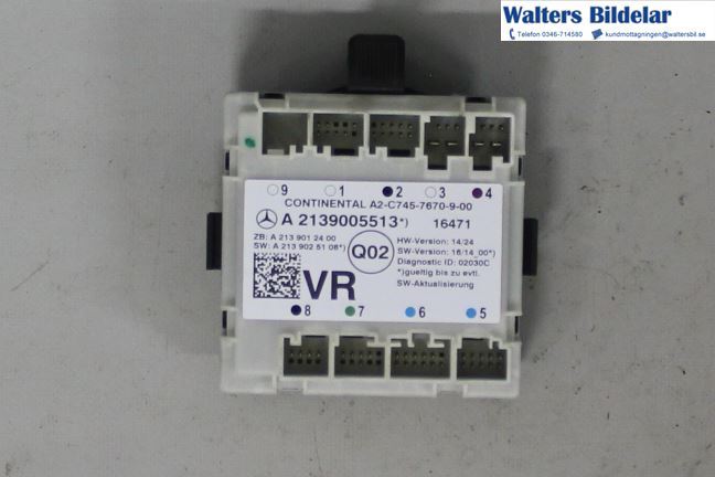 A-2139005513 : Styreenhed - dør og Komfort computer - Autoparts24