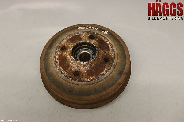 424759: Remtrommel, Asschenkel / Wielnaaf achter, Achteras compleet ...