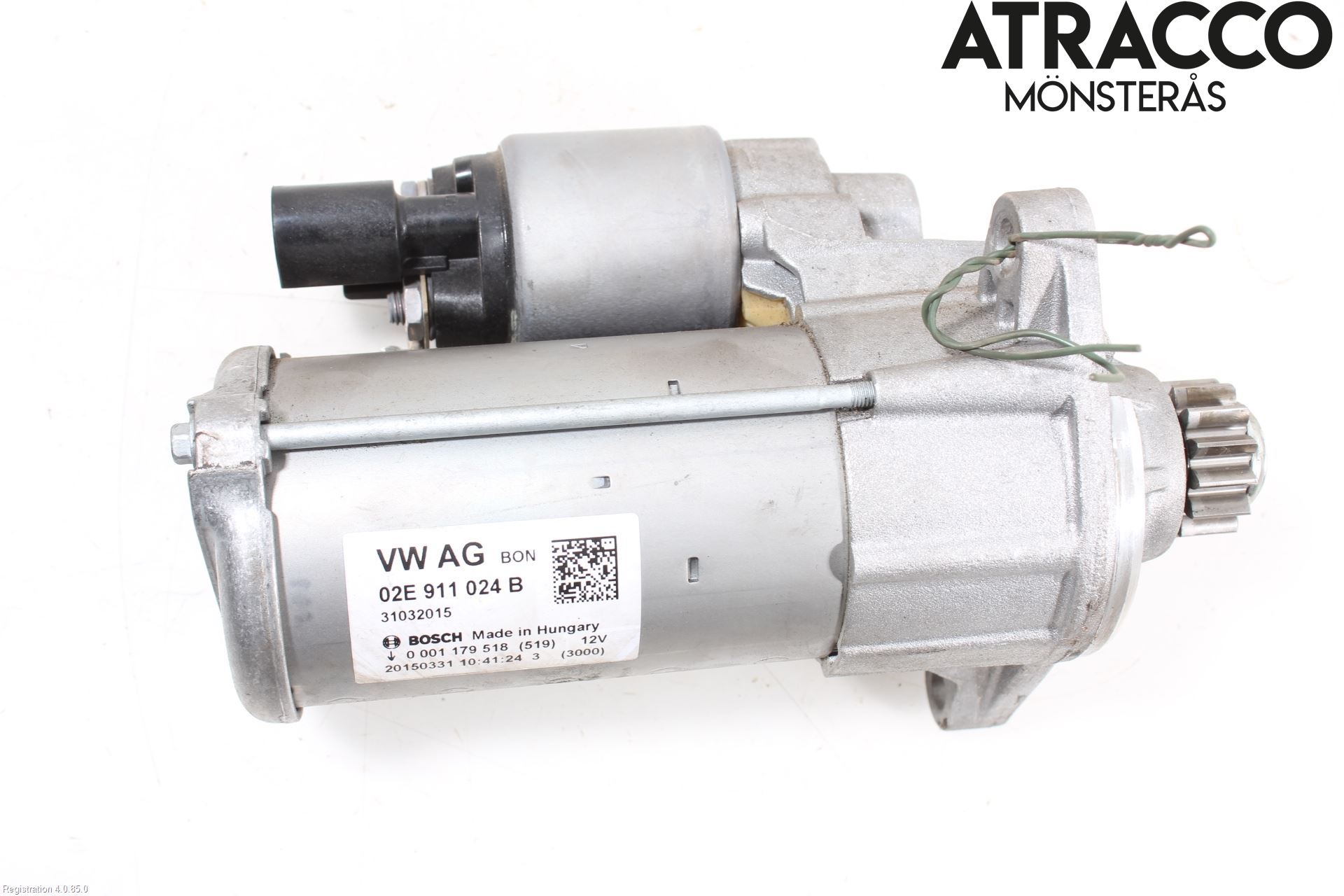 VW GOLF VII Estate (BA5, BV5) Anlasser 02E911024BX, 02E911024B, 02E 911 ...