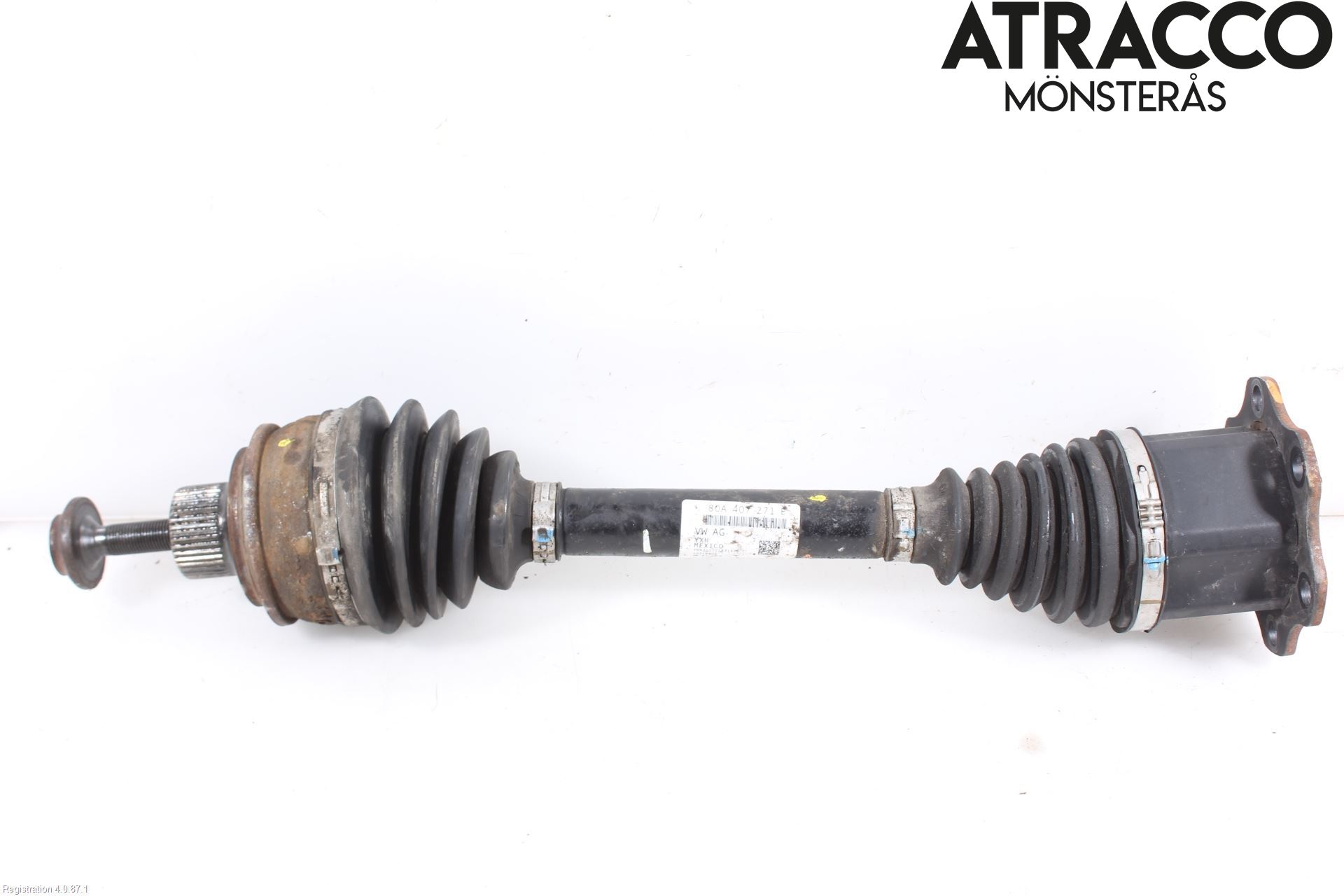Audi Q5 (FYB) Drive shaft - front 80A407271E, 80A 407 271 G