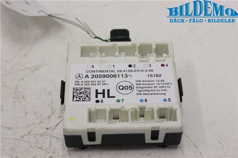 A2059006113 : Steuergerät Tür und Komfort steuergerät - Autoparts24