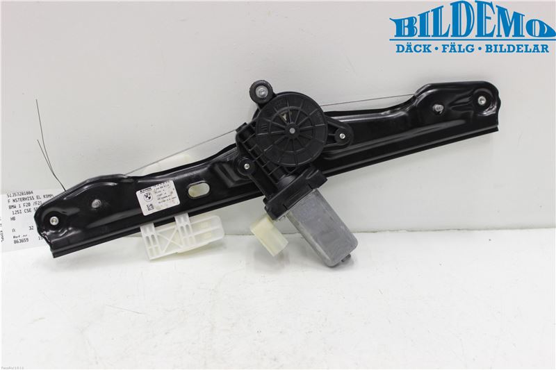 51357281884: Ruderegulator, Rudemotor, Rudekabel 2 dørs, - Autoparts24