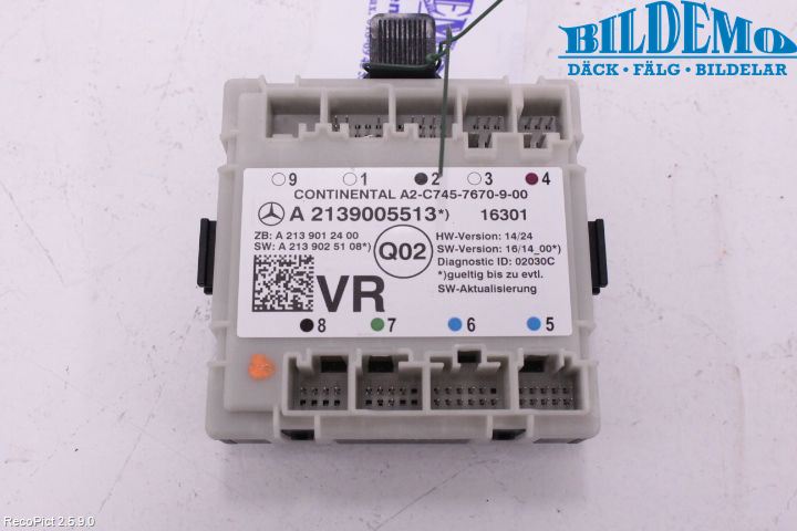 A-2139005513 : Styreenhed - dør og Komfort computer - Autoparts24