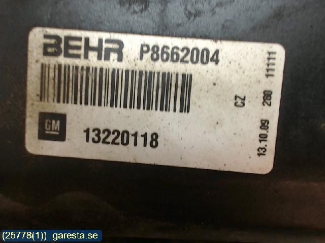 13220118 : Kühlergebläse elektrisch und Kühlerzage - Autoparts24