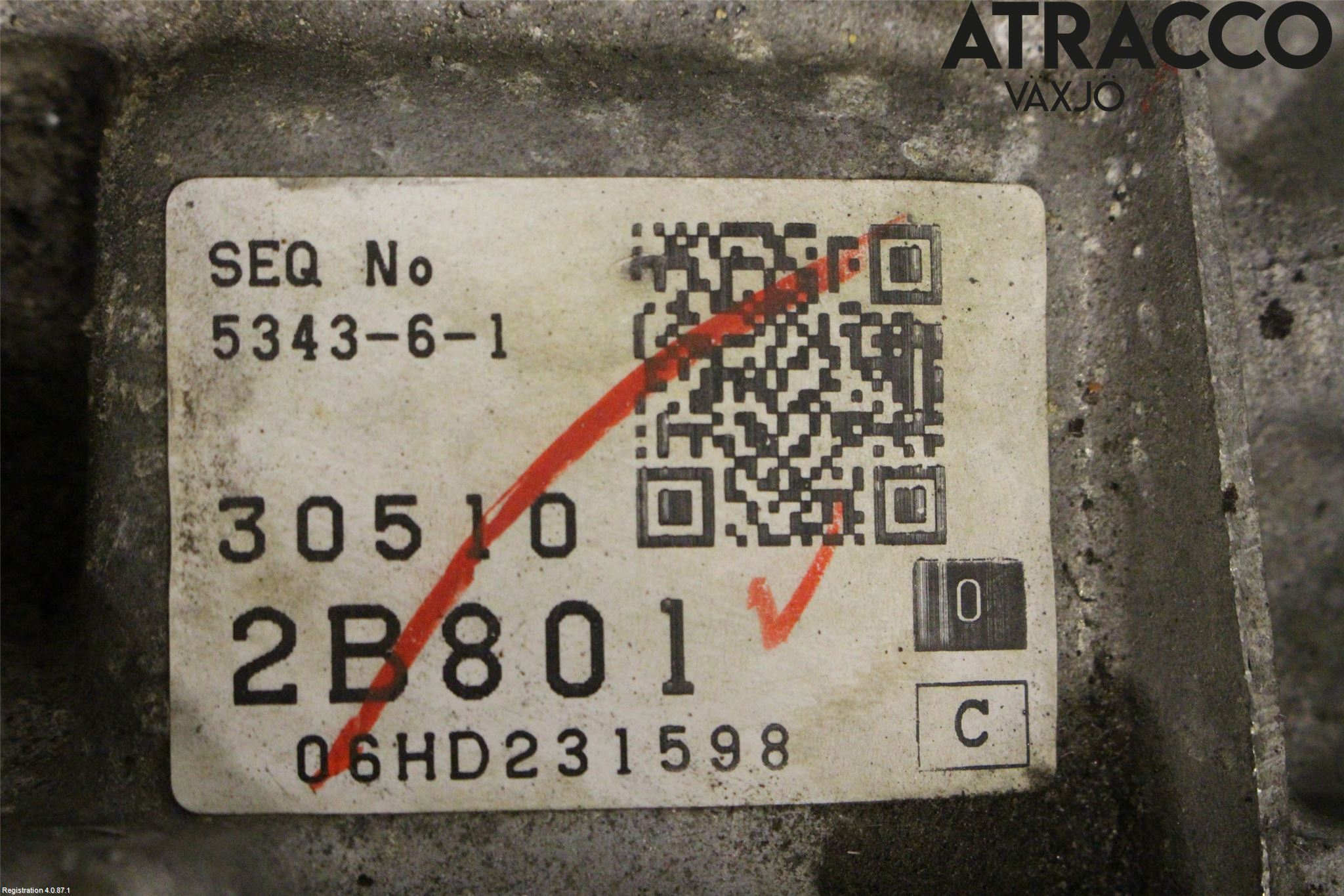 Toyota AVENSIS Estate (_T25_) Automatic gearbox 30500-2D021, AZT251 ...