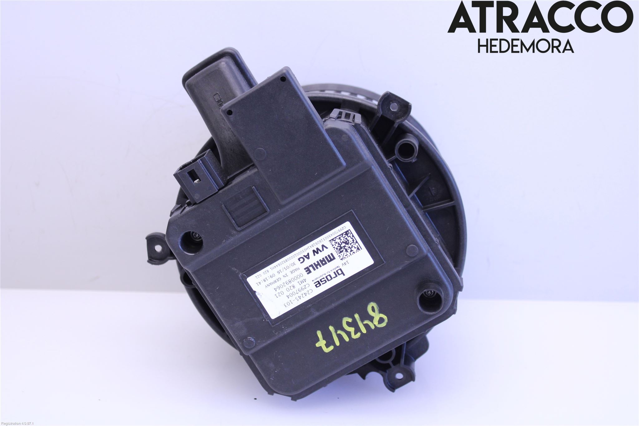 Audi A4 Avant (8W5, 8WD, B9) Heater fan 4M1820021, 4M1 820 021 C, 4M1 ...
