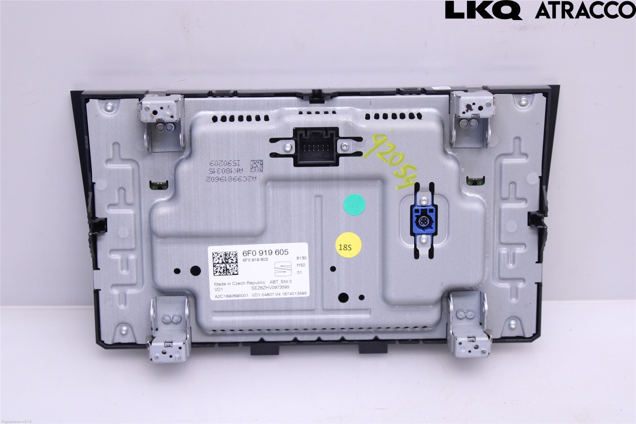 Seat IBIZA Mk V (KJ1) Multi screen / display 6F0919605, 6F0 919 605 B 2ZZ