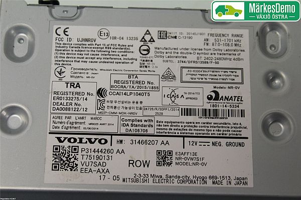 31466207-AA : Audio - Autoparts24