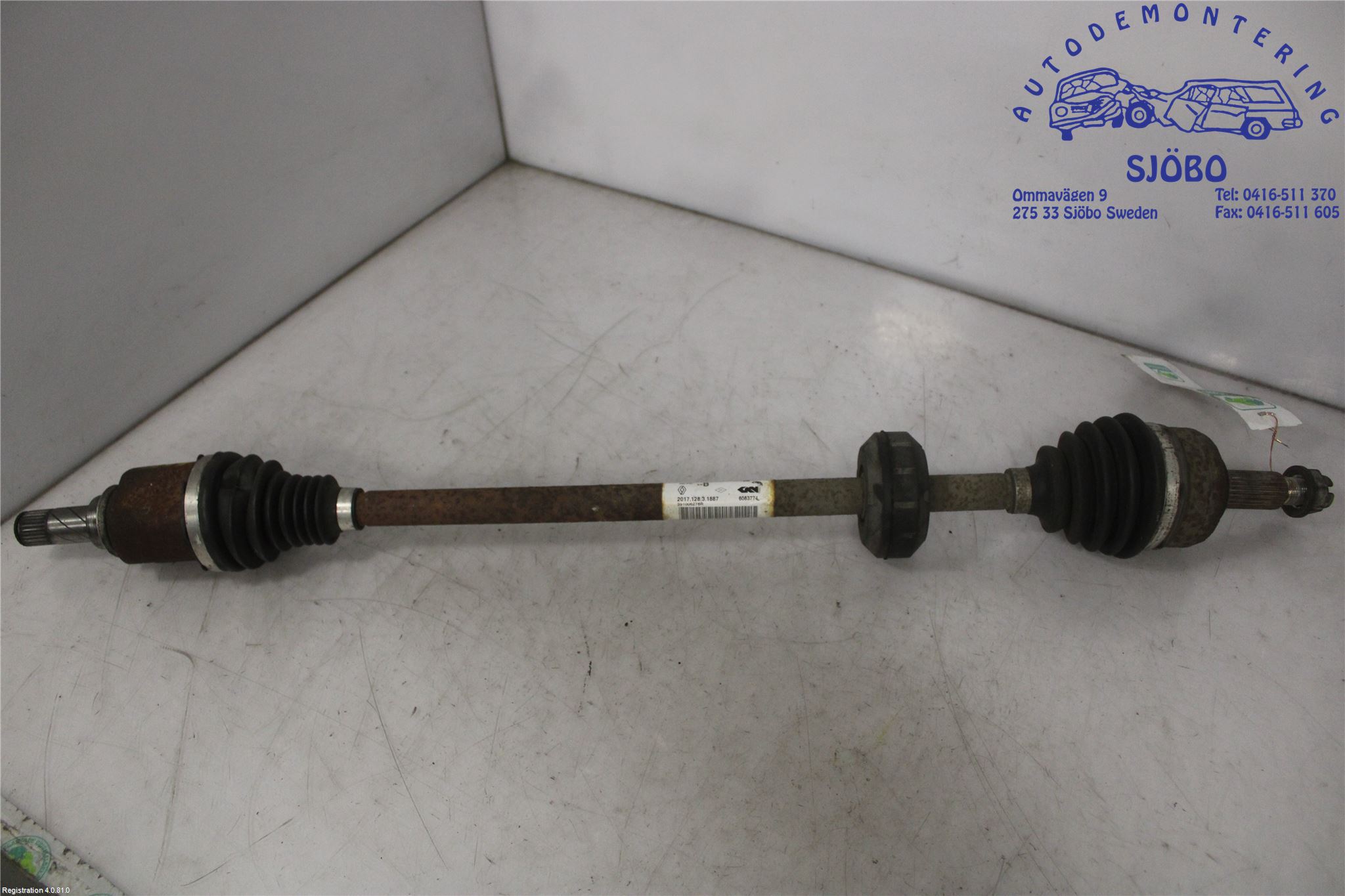 Albero Motore Originale Anteriore Destro Dacia Dokker Express Box 2017
