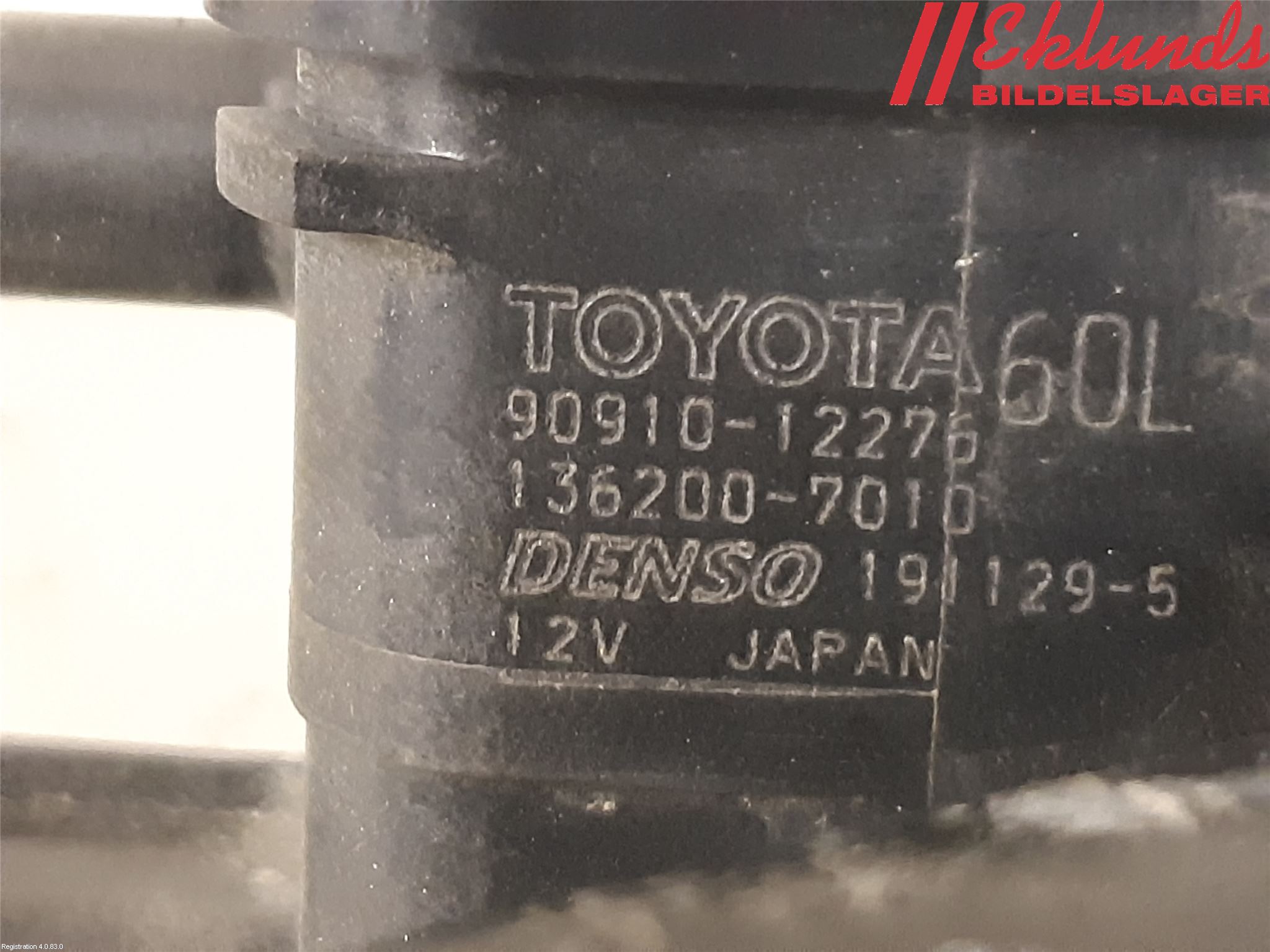 Toyota YARIS/VITZ (_P13_) EGR Vacuum Valve 9091012276, 1362007010 ...