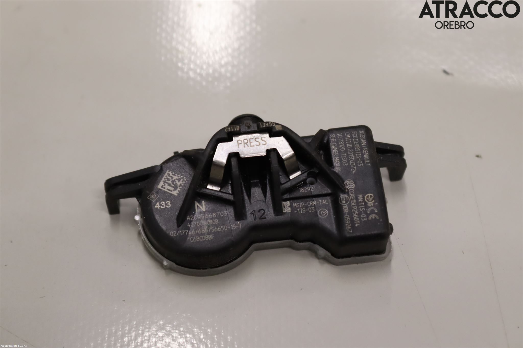 Nissan - TPMS - automatic tire pressure measurement sensor Nissan - TPMS - automatic tire pressure measurement sensor