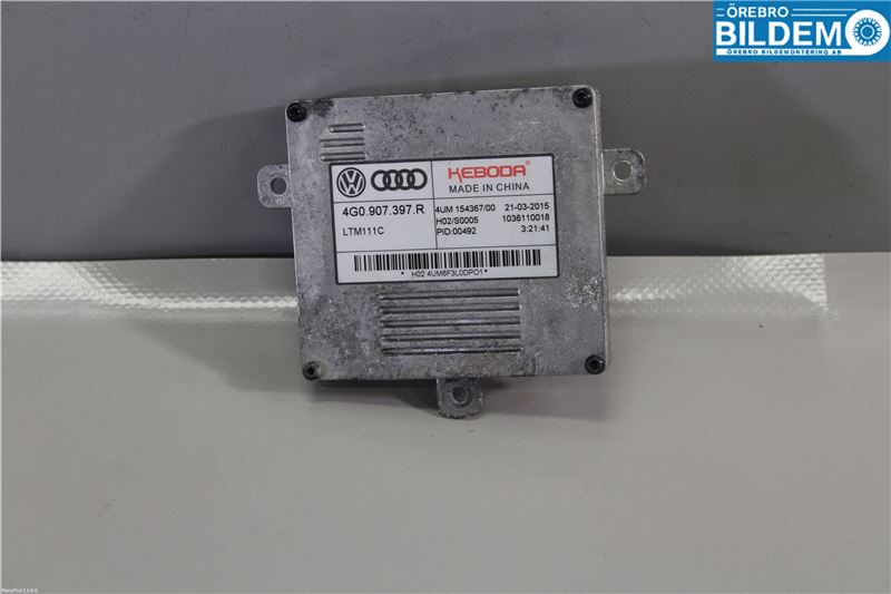 4G0907397R: Belysning styreenhed, Styrboks diverse, Xenon / led relæ ...