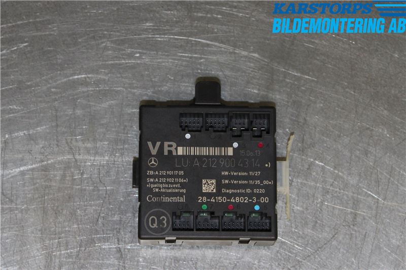 A2129004314: Relæ - diverse, Styreenhed - dør, Komfort computer ...