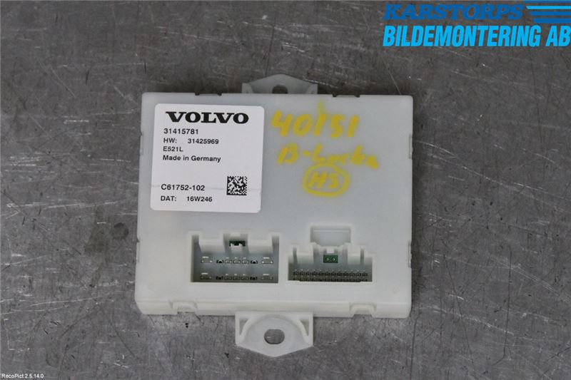 31415781 : Achterklep controle-eenheid en Controller diverse - Autoparts24