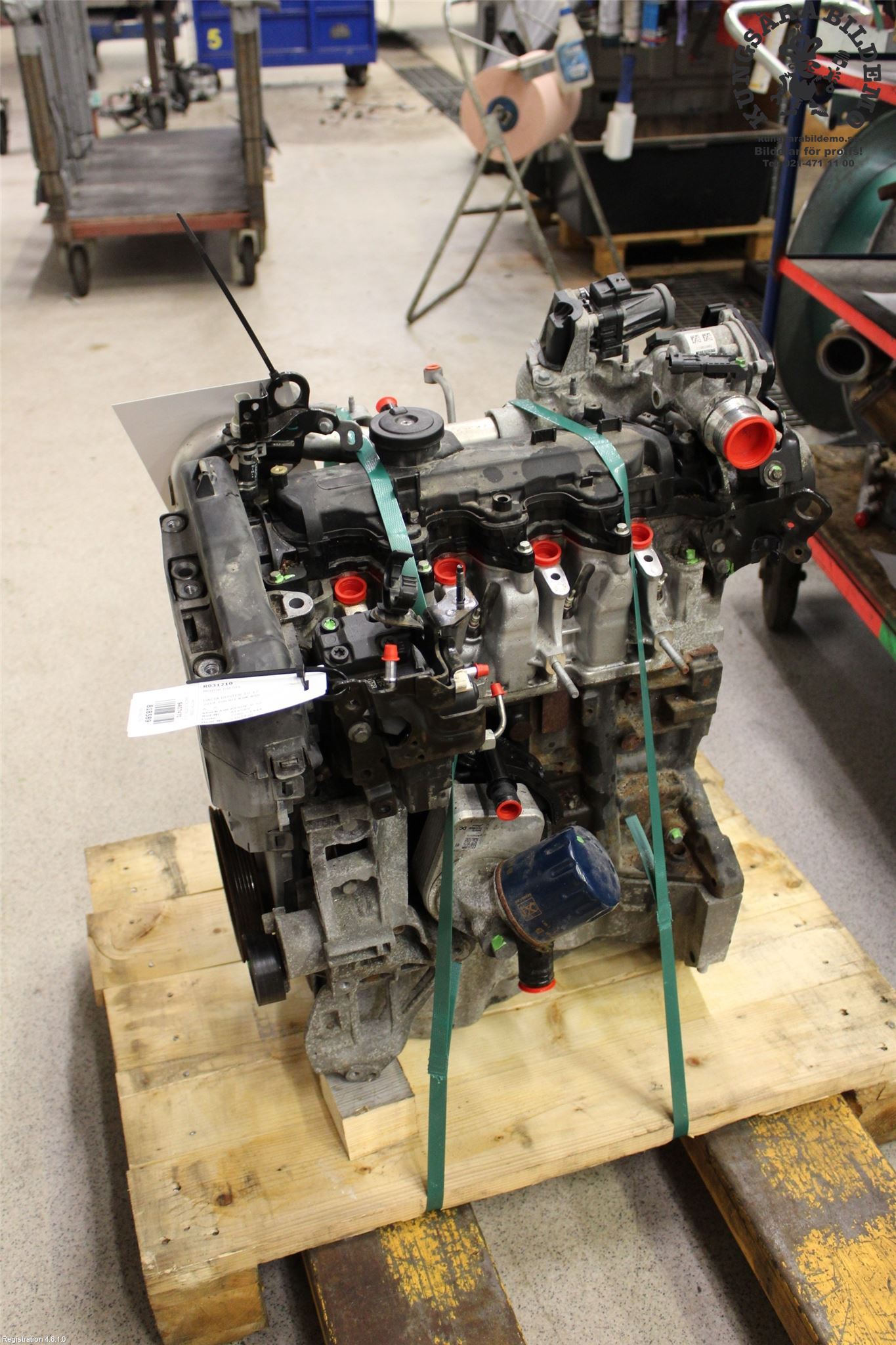 Dacia DUSTER (HM_) Engine K9K656, R031210 - Autoparts24